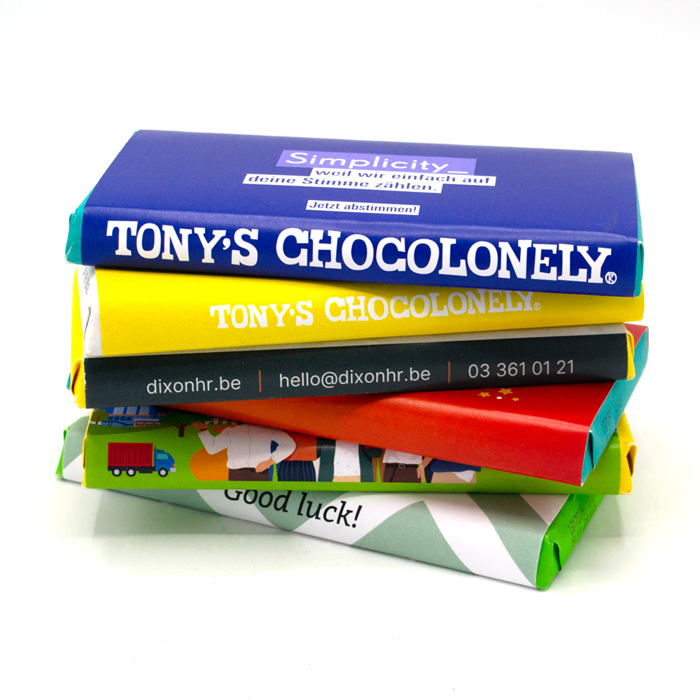 Tony's Chocolonely (180 gram) | eigen wikkel - Greengiving.nl