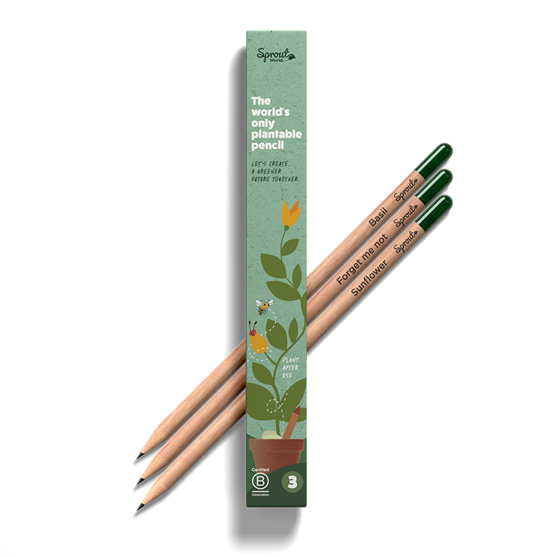 Sprout verpakking - 3 stuks - Greengiving.nl